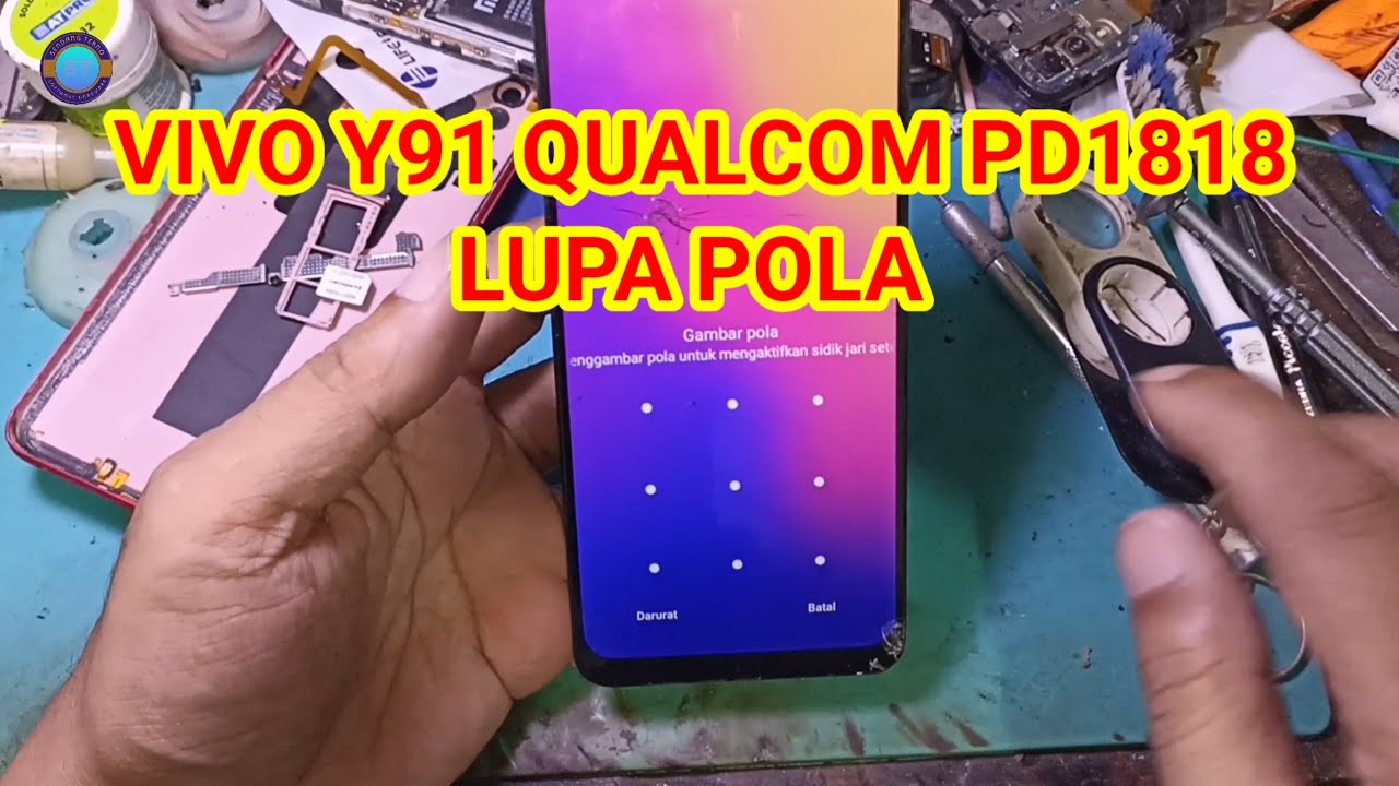 VIVO Y91 QUALCOM PD1818 LUPA POLA - YouTube