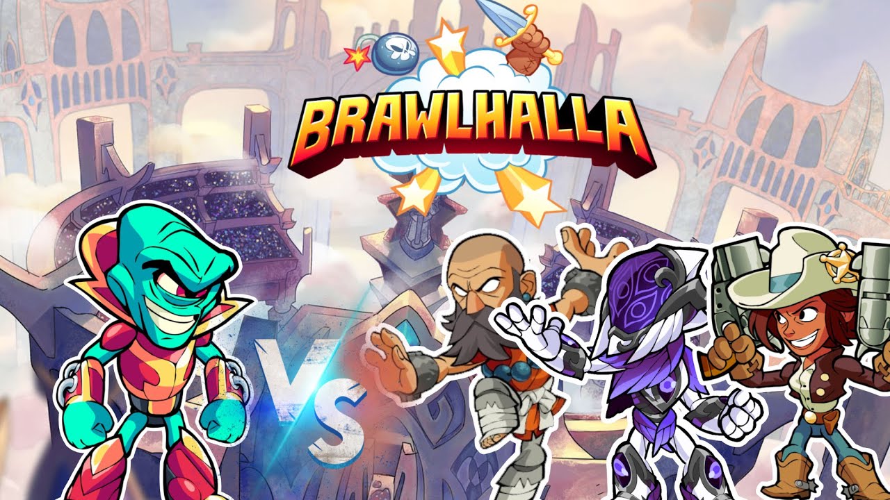 PLATINUM Lord Vraxx Takes on 3 Players - Brawlhalla - YouTube