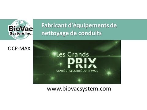 Biovac System inc. Lauréat CNESST OCP Max - YouTube