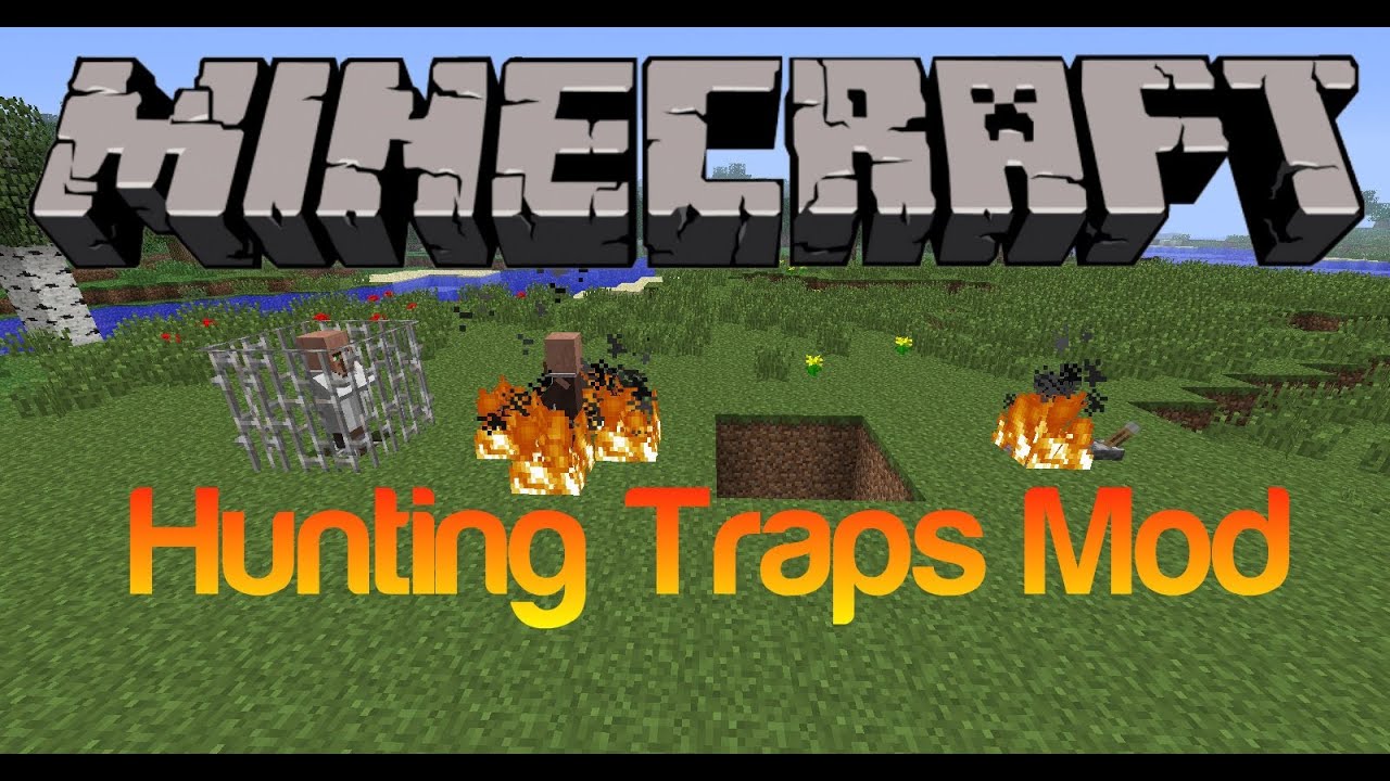 Minecraft: Hunting Traps Mod Review 1.3.2 - YouTube
