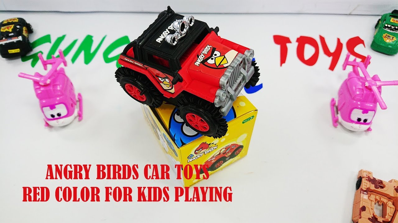 Car Toys For Kids - Angry Birds Car Toys Red Color Playing For Kids ...