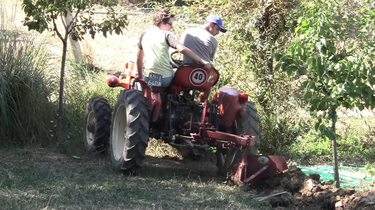 fiat 300 dt aratura orto - YouTube