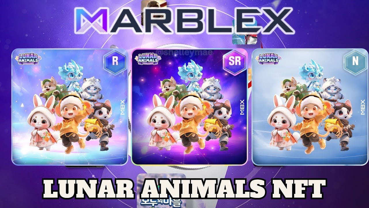 Lunar Animals overview From Marblex and NFT Staking #marblex #mbx - YouTube