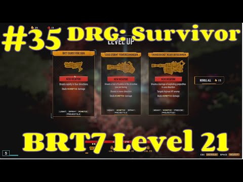 DRG: Survivor | Ep35: The Little BRT7 Burst gun that Could! | Fresh Autoshooter with new ...