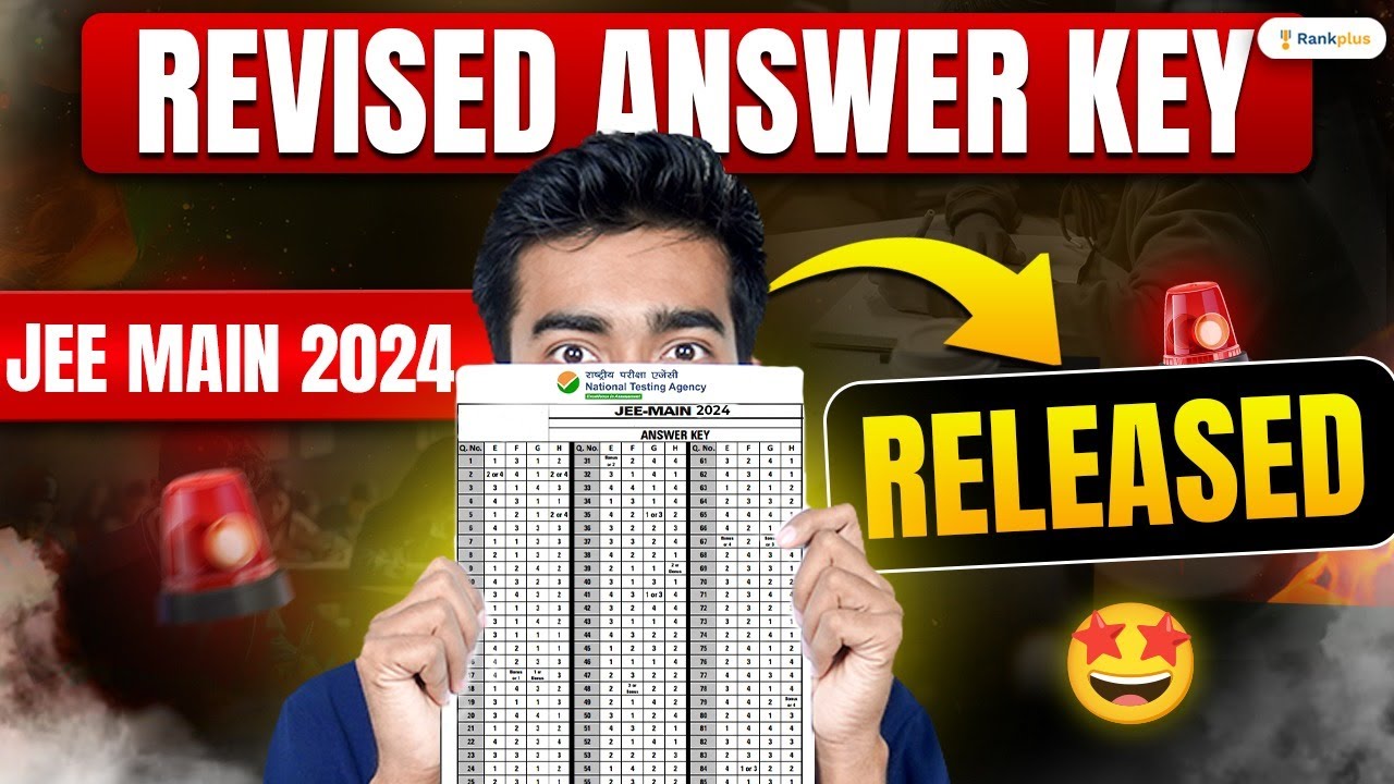Revised Answer Key Released 🤩 | Latest Update | JEE Main 2024 | Bhaskar ...