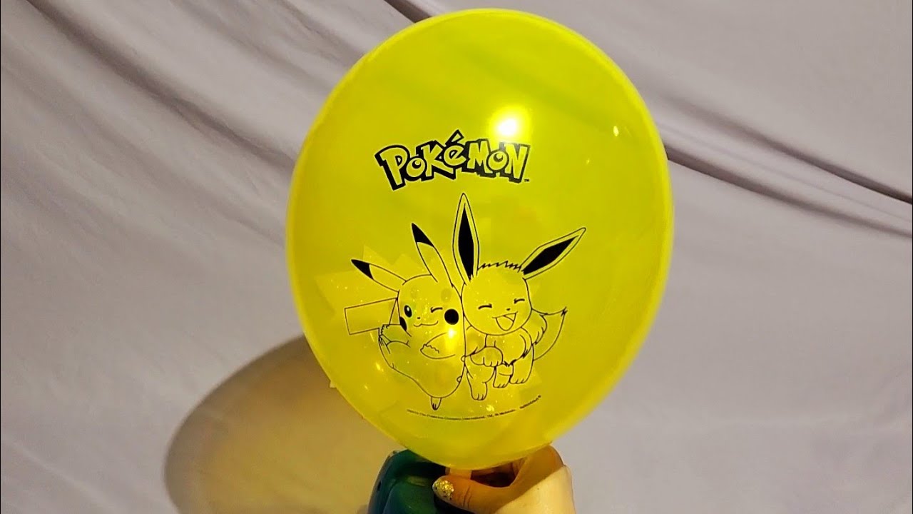 INFLATING AND DEFLATING FUN POKEMON BALLOONS!!! - YouTube