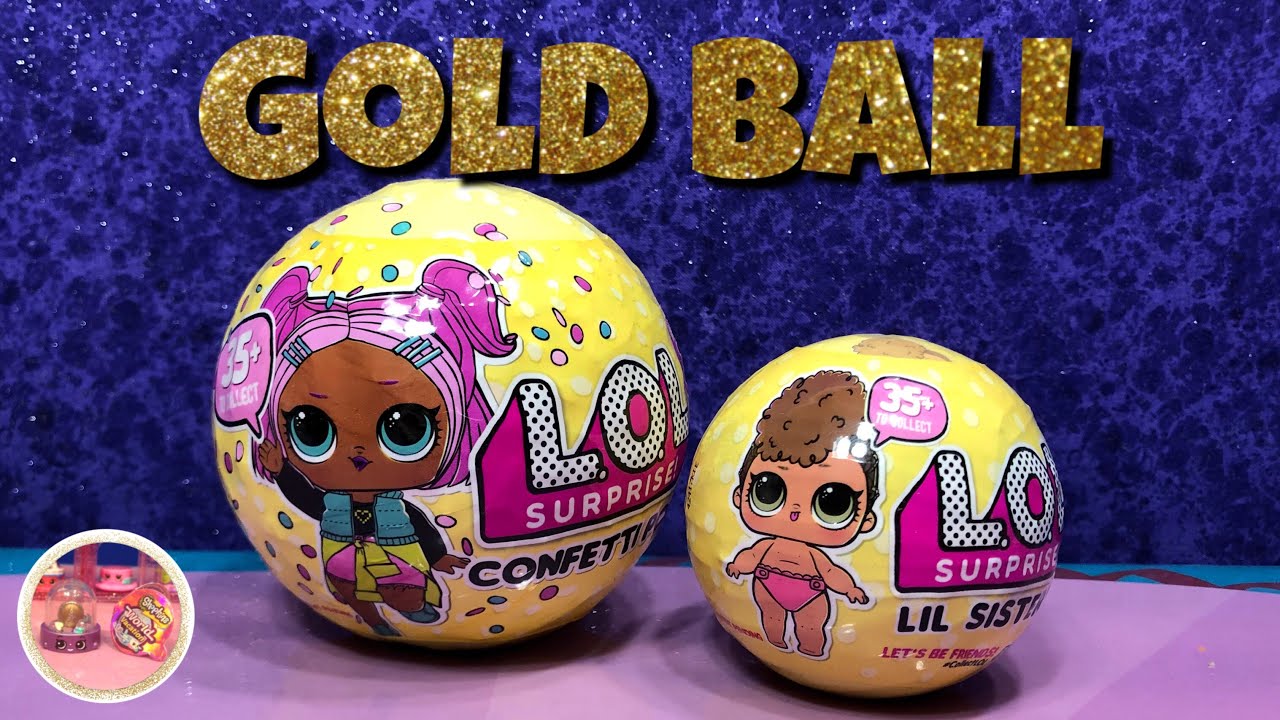 GOLD BALL + Heat Color Change! Ultra Rare LOL Surprise Confetti Pop ...