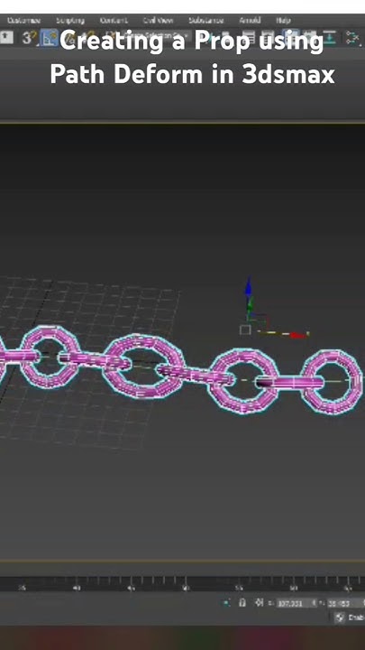 Create a Prop using Path Deform Modifier in 3dsmax | How to Model it #3dsmax #3d #3dmodeling ...
