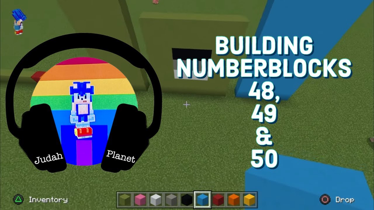 Building Minecraft Numberblocks 48, 49 & 50 - YouTube