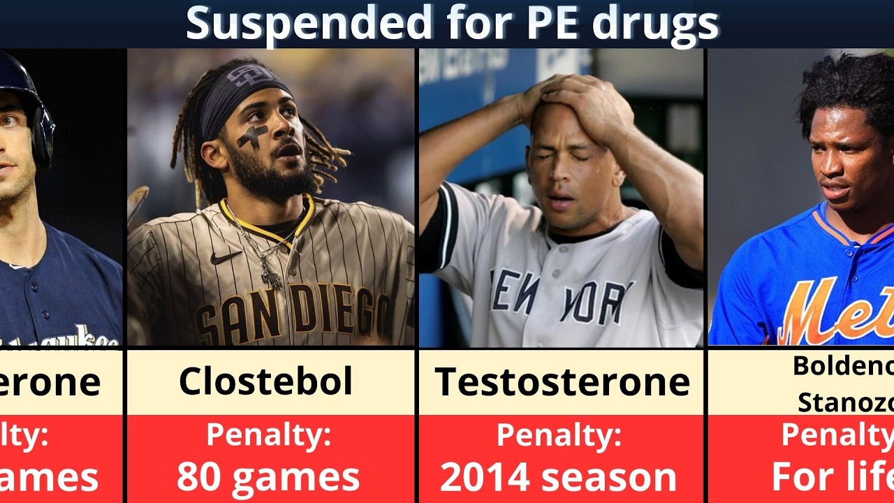 Busted: Famous MLB Players Suspended for Performance-Enhancing Drugs ...