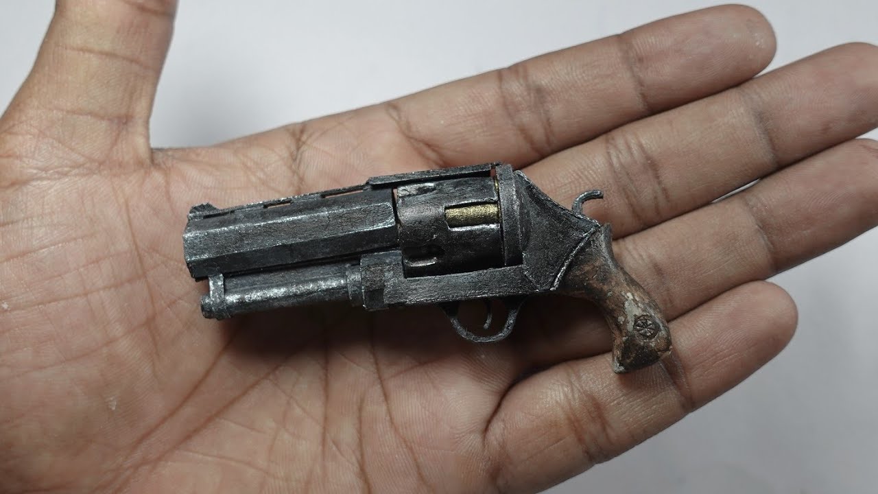 Cardboard Gun | td simple craft #gun #craft - YouTube