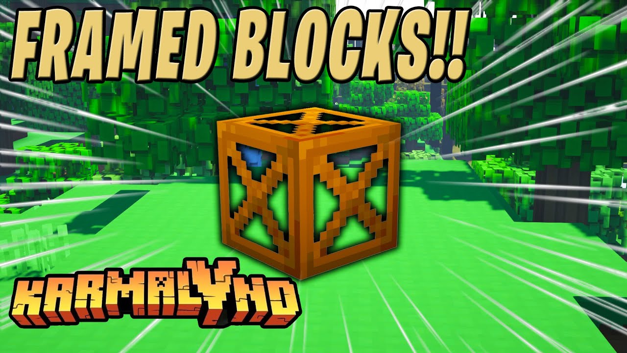 FRAMEDBLOCKS - BLOQUES PARA CONSTRUCCIONES DE KARMALAND 5!!! ||1.18.2 - 1.19.2|| - YouTube