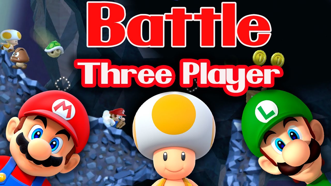 New Super Mario Bros. Wii Coin Battle – 3 Players (Multiplayer) - YouTube