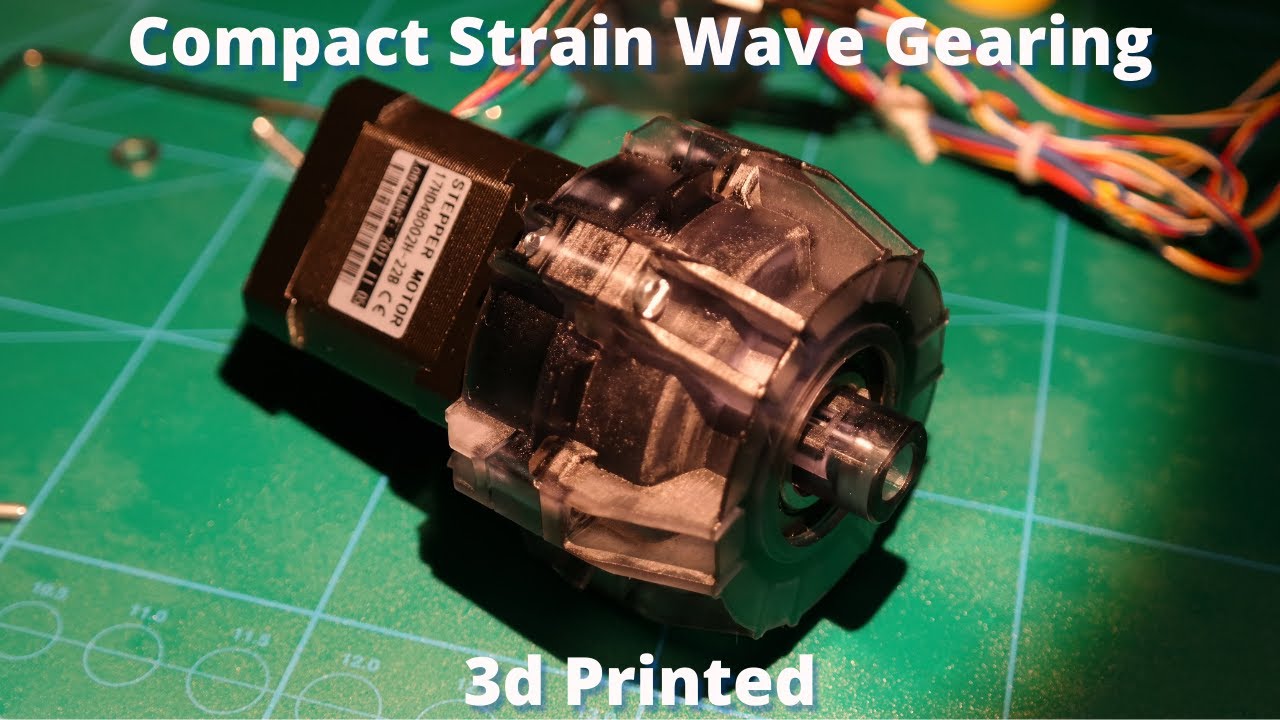 Compact 3D Printed Strain Wave Gearing - YouTube