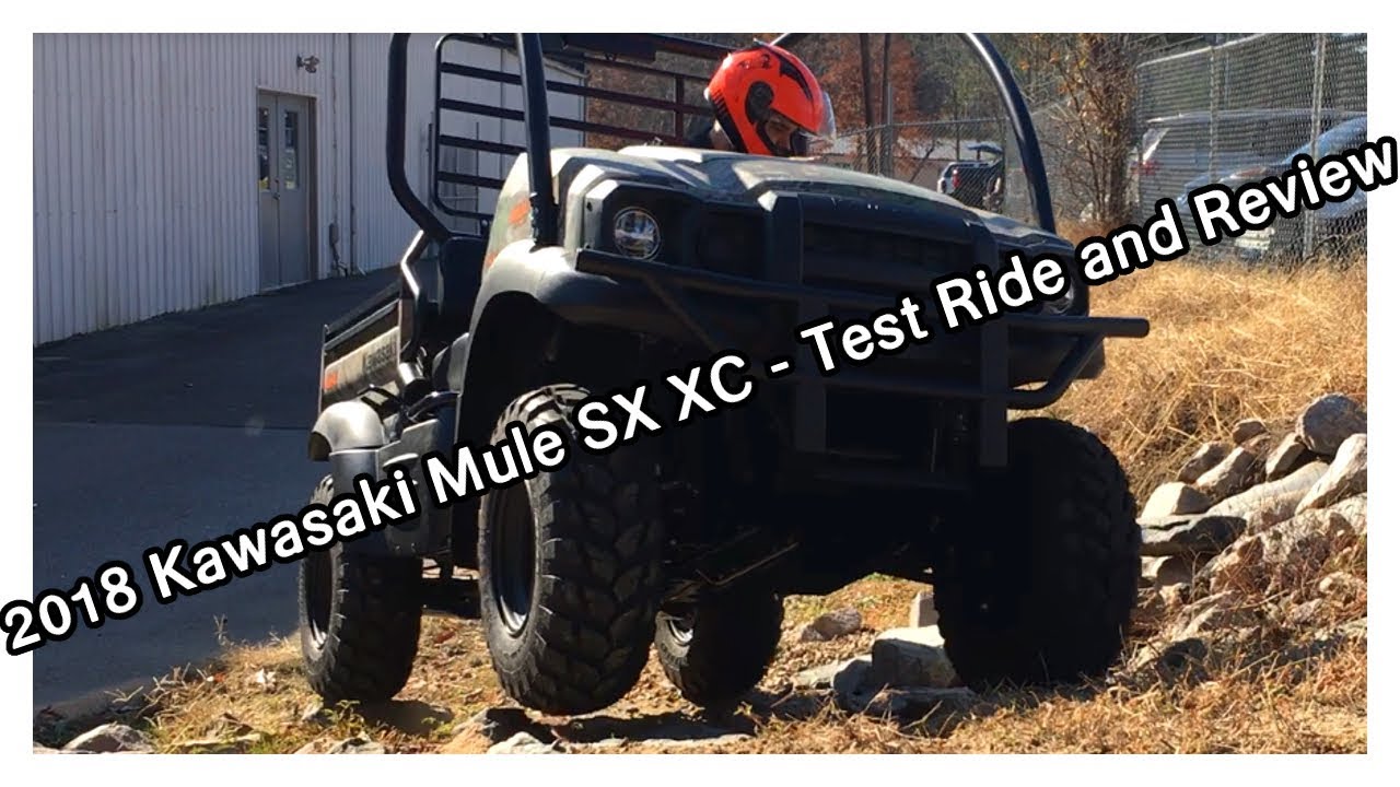 2018 Kawasaki Mule SX XC - Test Ride & Review - YouTube