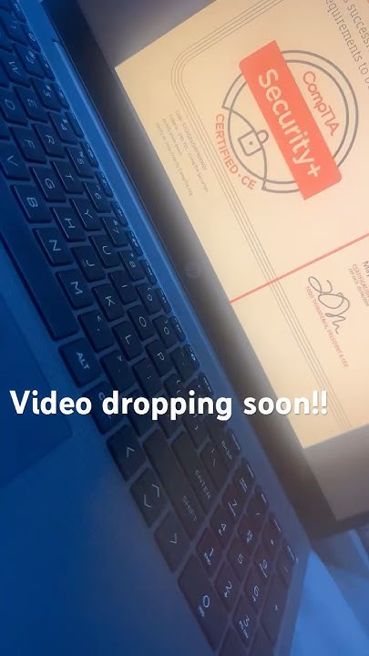 Passed the CompTIA Security + Video Dropping Soon! #builtbyvision #labeveryday # ...