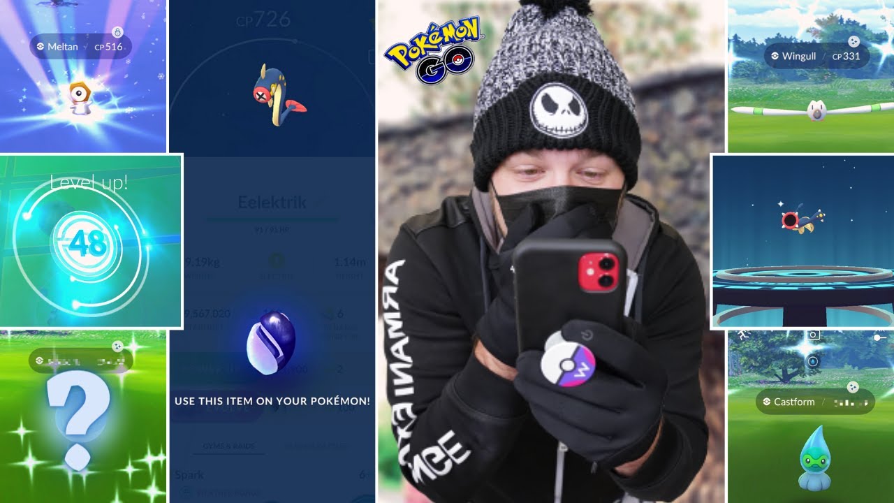 *SHINY RAINY CASTFORM HUNT* WEATHER WEEK RESEARCH, LEVEL 48, CATCHING ...