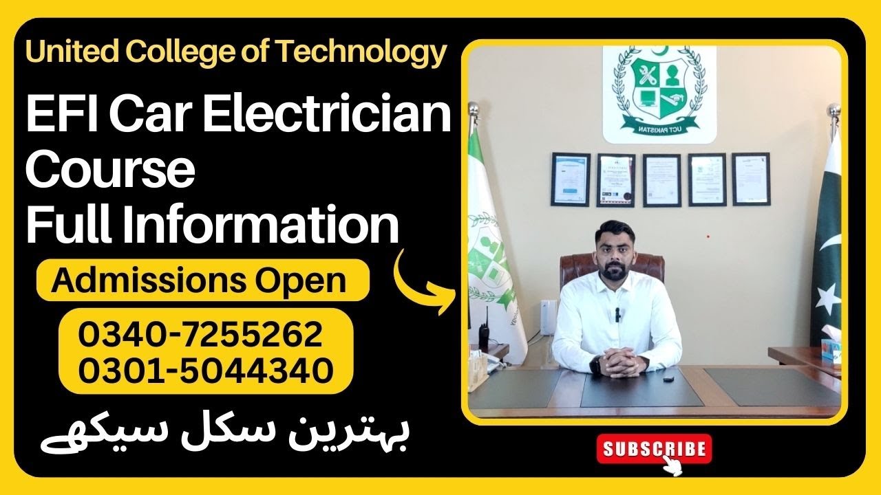 EFI Car Electrician Course in Rawalpindi Islamabad | EFI Auto Electrician Training in Pakistan ...