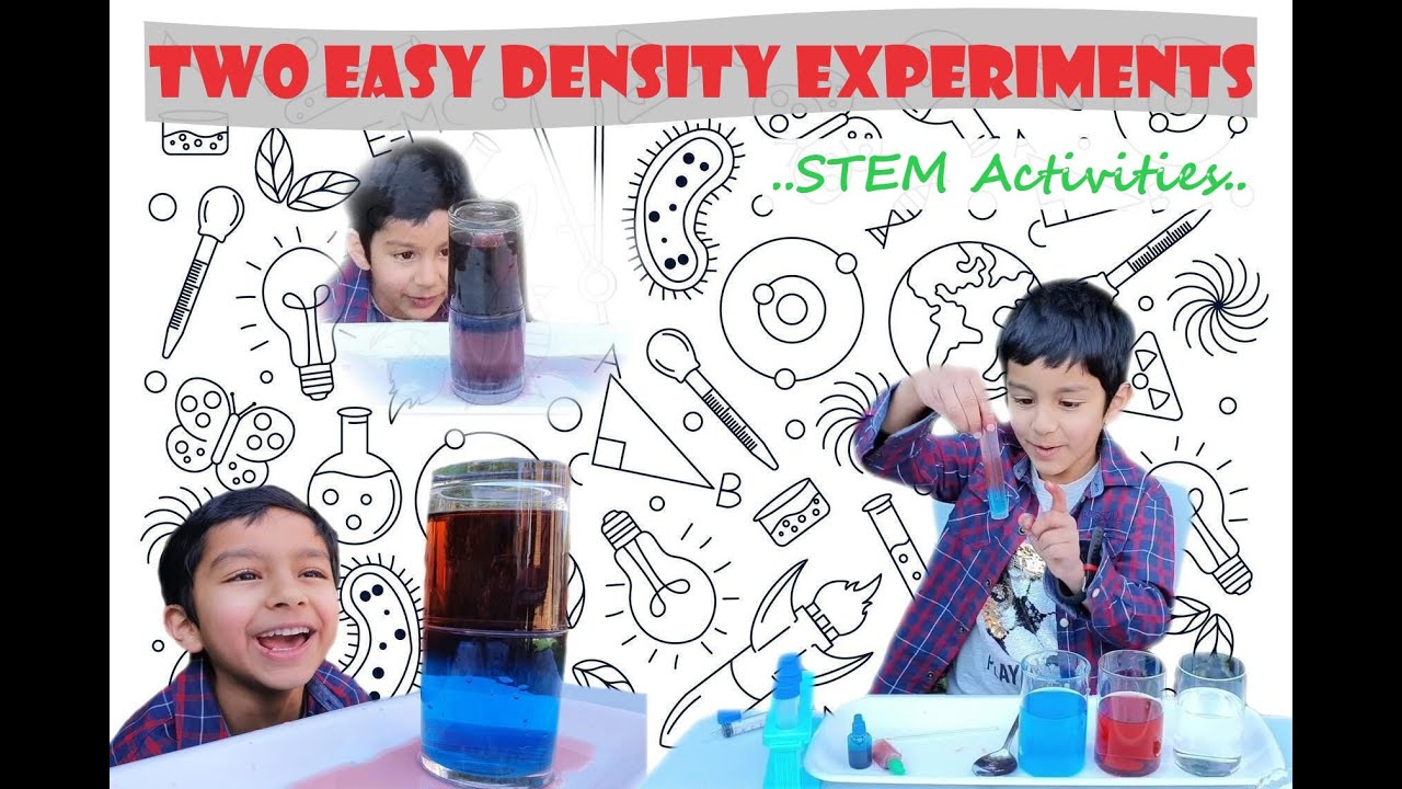 2 Easy Water Density Experiments | DIY Science experiments (STEM) | Fun ...