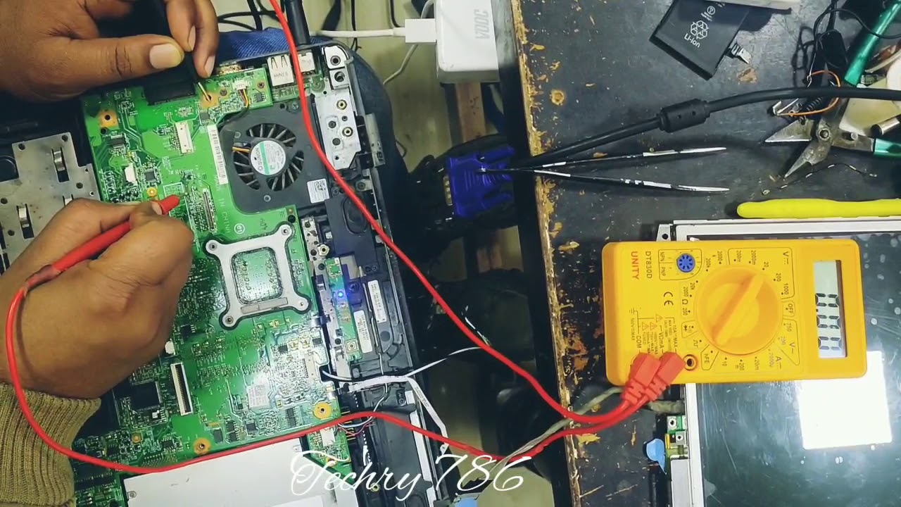 Dell laptop dim display - YouTube