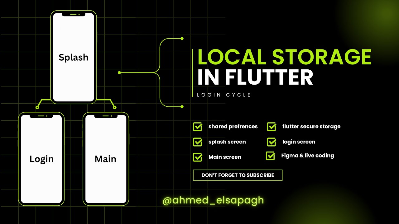 Flutter Login Cycle [Splash→Login→Home] + SharedPreferences & Secure ...