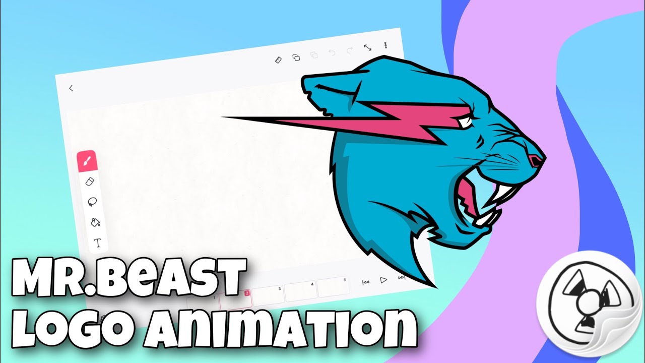 FlipaClip - Mr.Beast Logo Animation Process😱 - YouTube