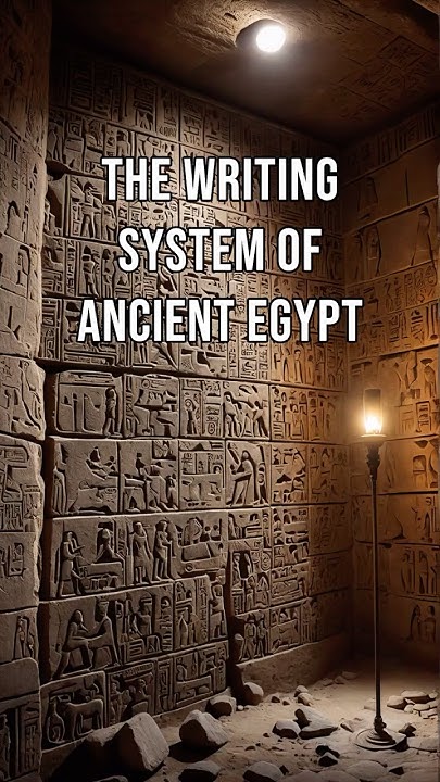 The Writing System of Ancient Egypt #shoerts - YouTube