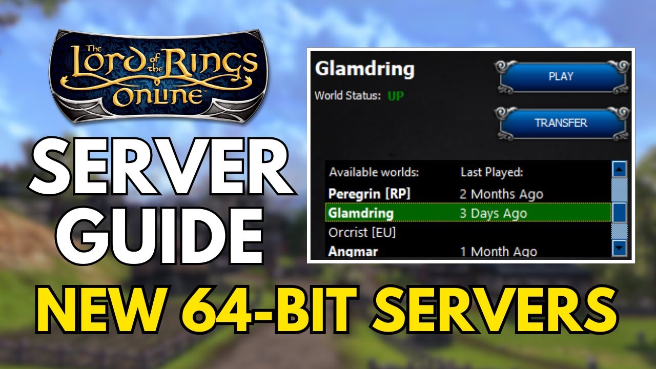 Which LOTRO Servers Should You Join in 2025? - YouTube