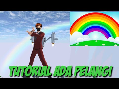 Tutorial Ada pelangi || Sakura School Simulator ||