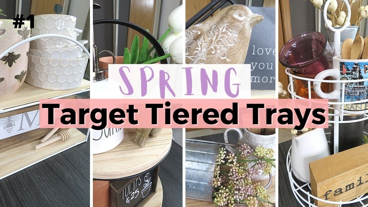 Target Tiered Tray Series || Spring: Part 1 || 2022 - YouTube