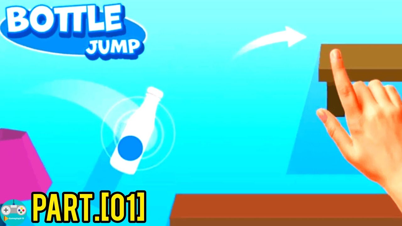 🍾Bottle Jump 3D | Android & iOS - Gameplay Levels 1-13 PART.[01 ...