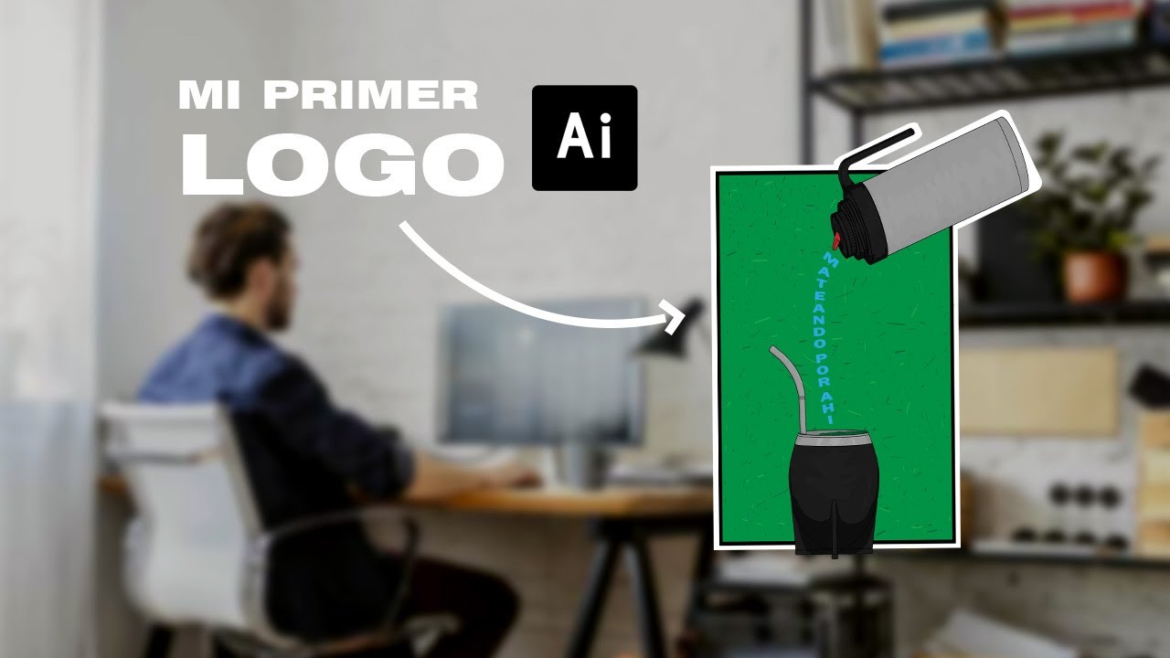 Así hice MI PRIMER LOGO siendo PRINCIPIANTE | Adobe Illustrator. - YouTube