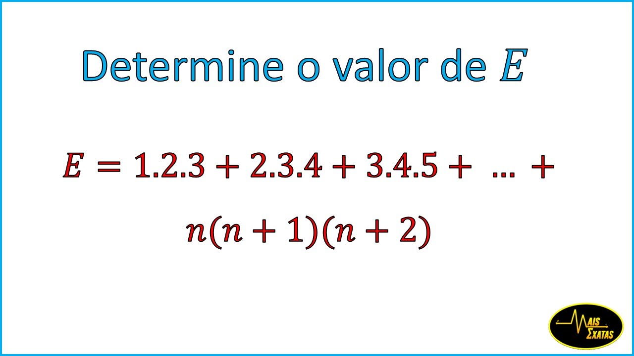 Você consegue descobrir o valor de E? - YouTube