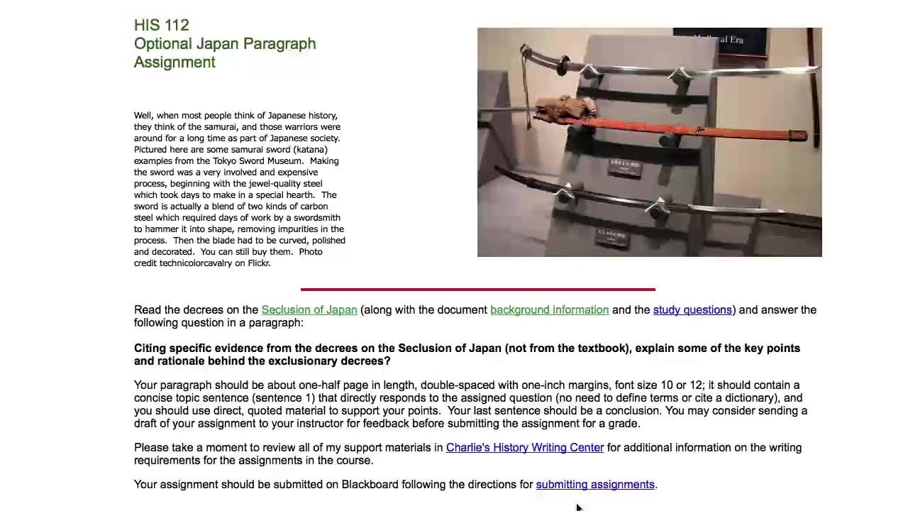 The Japan Paragraph: Some Real Quick Remarks - YouTube