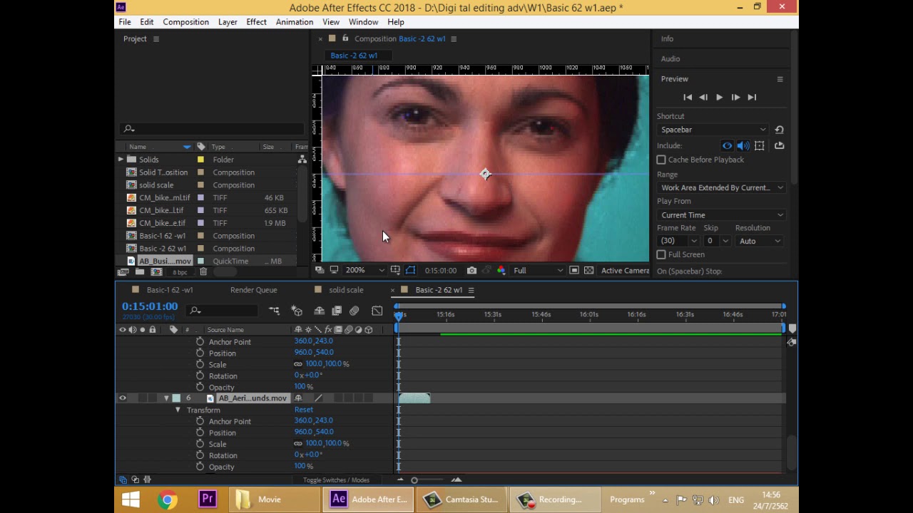 After Effect CC Tutorial Basic Opacity wiggler 3 w1 62 - YouTube