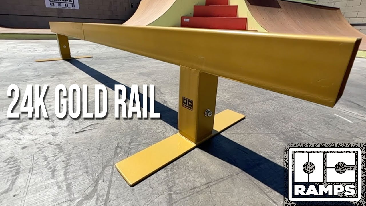24k Gold Rail By OC Ramps - YouTube