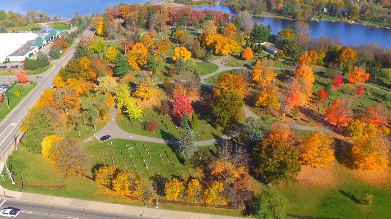 Lakeview Cemetery Independence Township - YouTube
