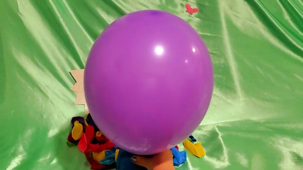 FUN COLORFUL BALLOONS POP PART 7!!! - YouTube