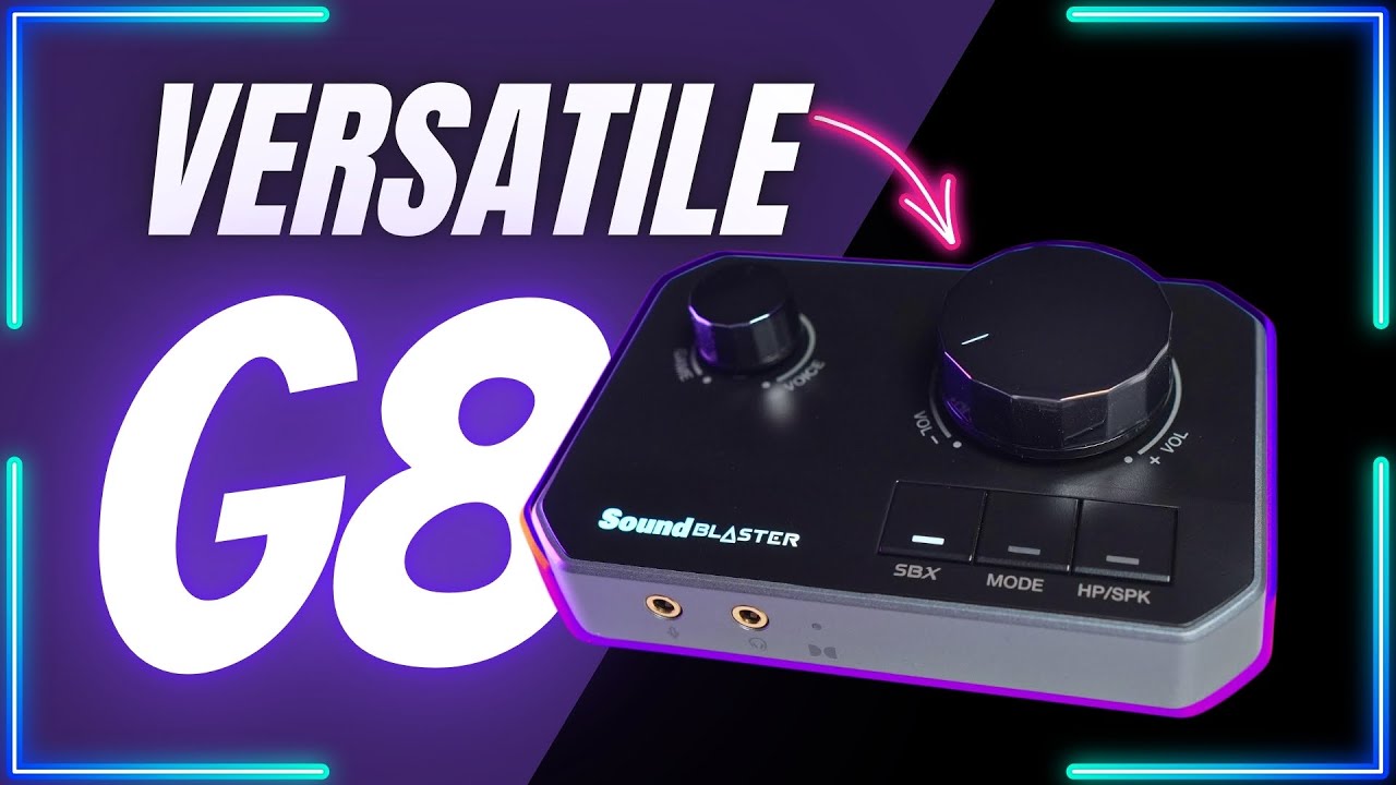 SoundBlaster G8 Dual USB-C DAC/AMP | Gamers Rejoice!! - YouTube