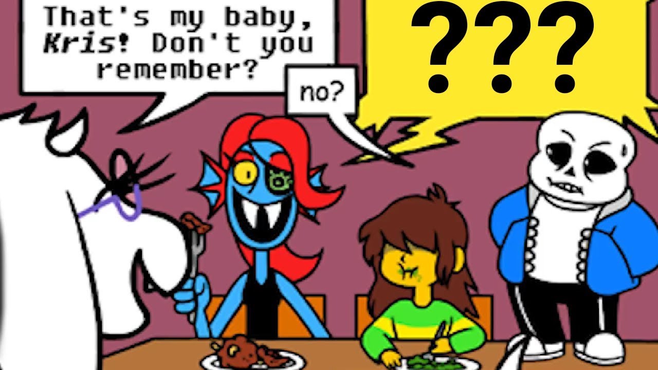Who Is Kris Deltarune And Undertale Comic Dub Compilation Youtube
