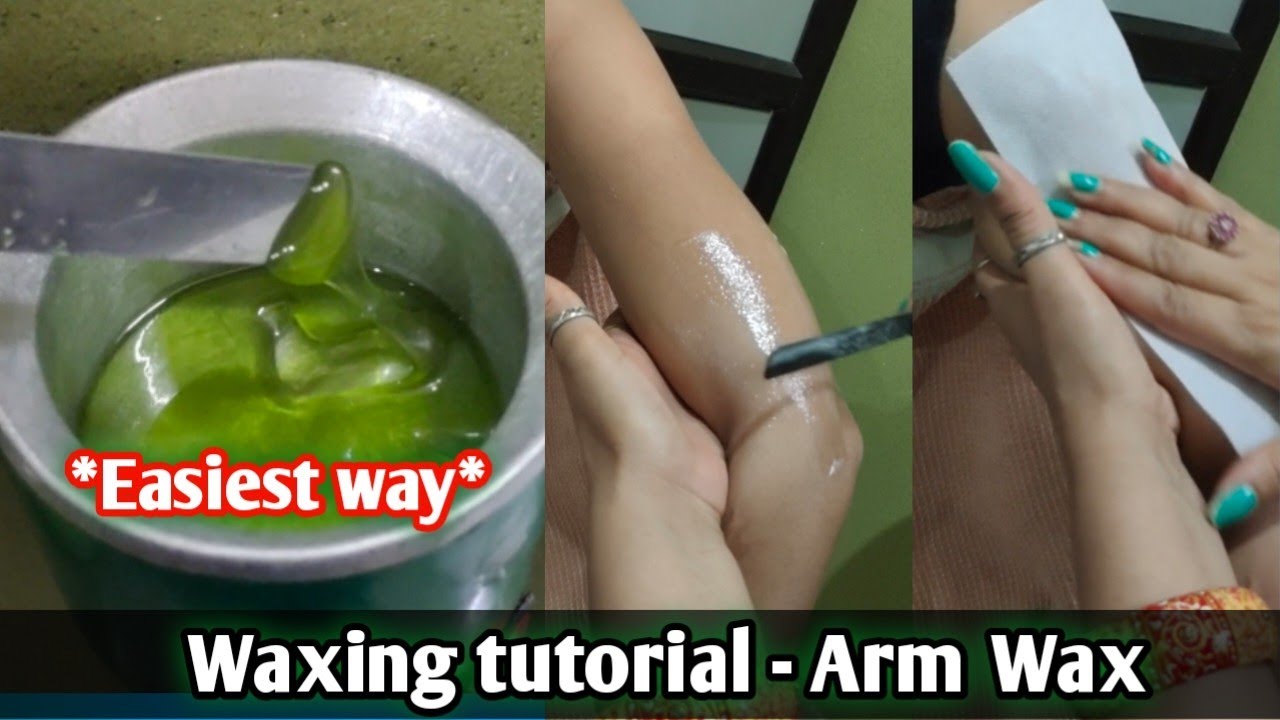 Waxing tutorial - How to do arm wax | In Hindi | Radhika makeovers by ...
