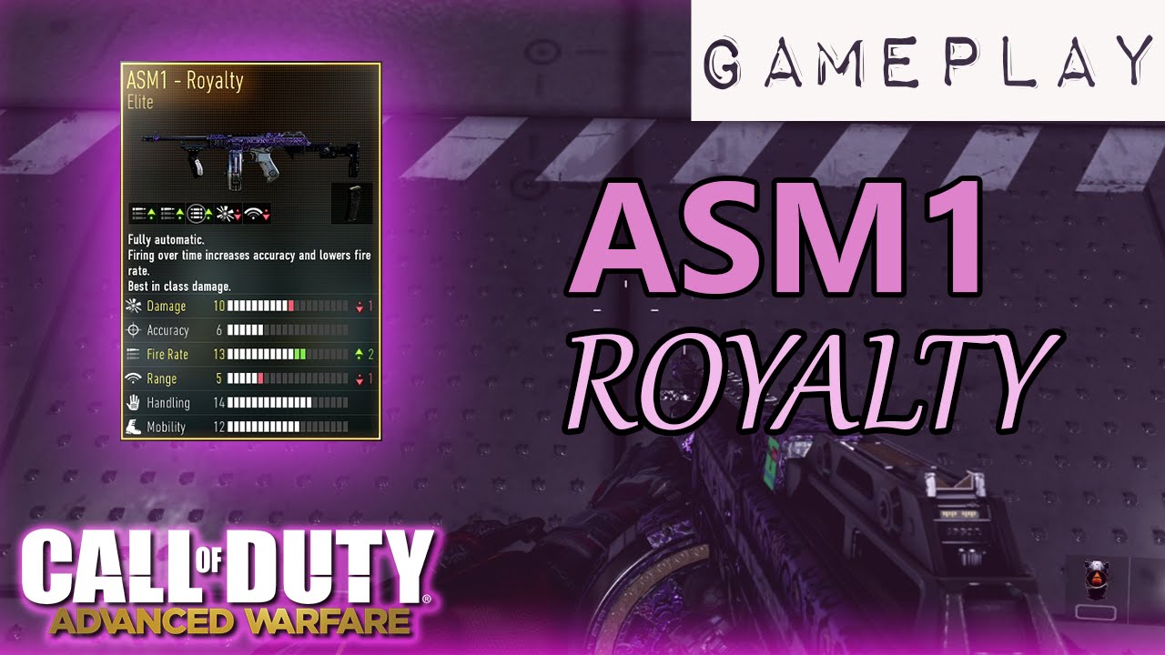 COD: Advanced Warfare - ASM1 Royalty Gameplay (56 Kills) - YouTube