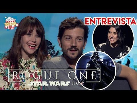 ROGUE ONE - ¡El extraño cast de Diego Luna! / Felicity Jones ...
