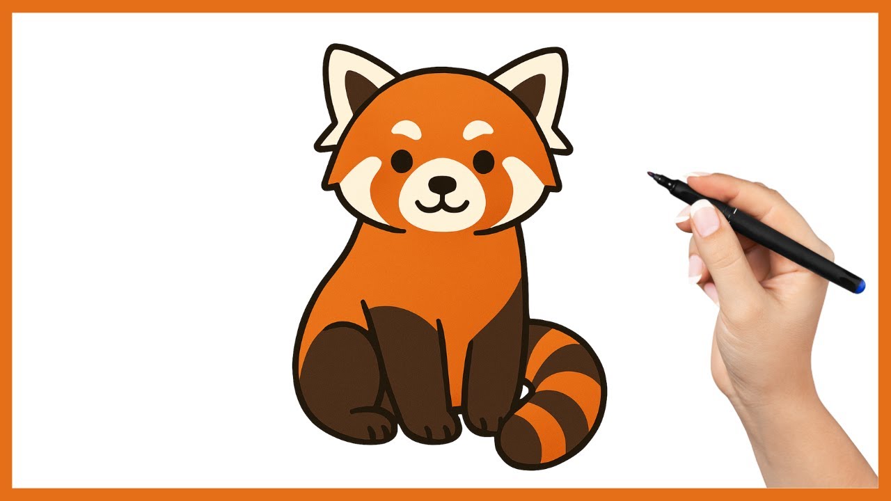 Comment dessiner un panda roux facilement – Tuto dessin étape par étape ...