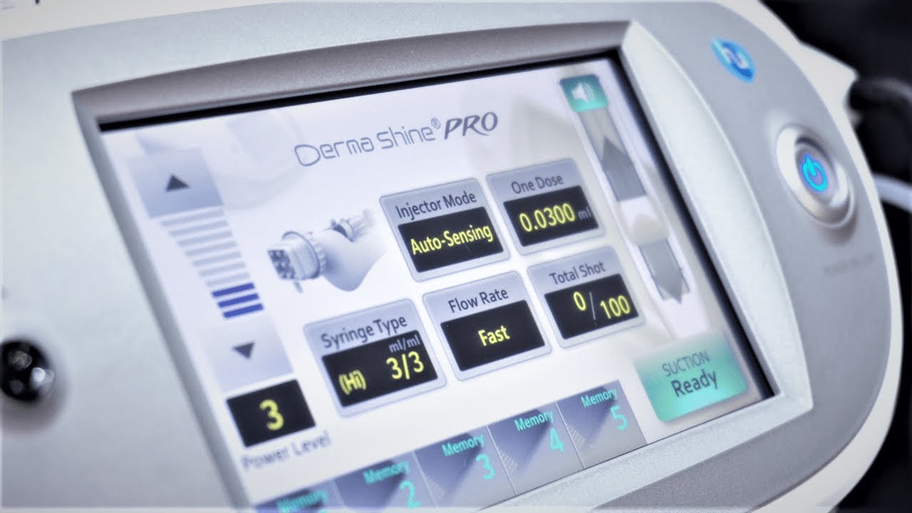 DermaShine Pro - Digital Micro Needle Injector - YouTube
