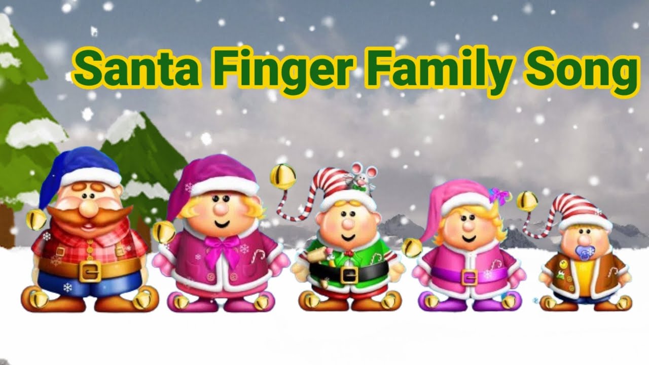 Santa Finger Family Song | Top 05 Santa Finger Family Collection ...