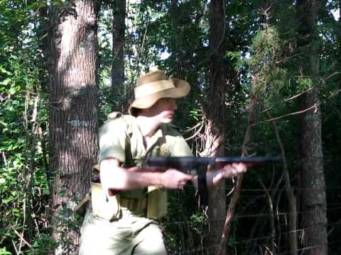 SS ROOM BLANK FIRING M1928A1 THOMPSON BFONG - YouTube