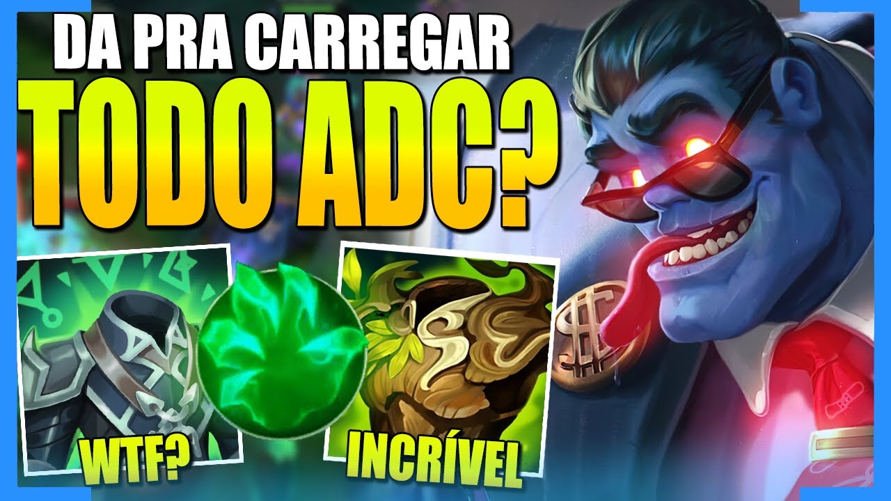 NOVO META! DR MUNDO SUP COM ASHE ADC! COMO JOGAR DE DR MUNDO RUNAS E ...
