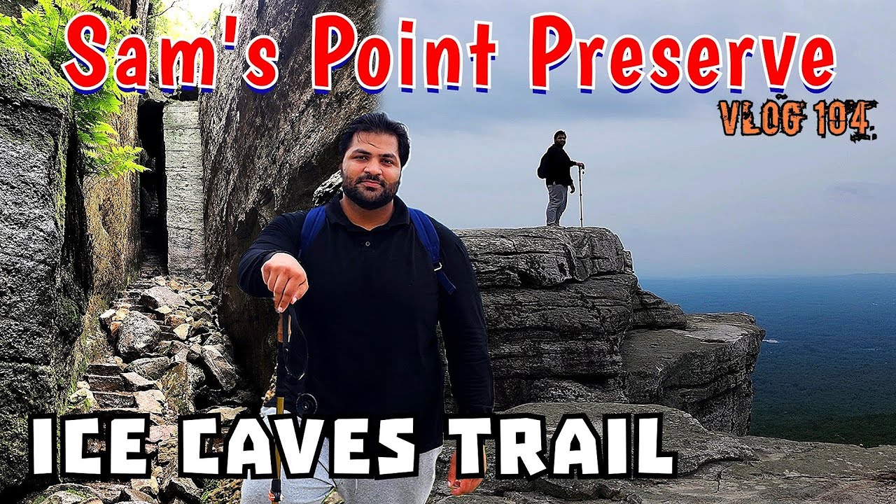VLOG 104: Epic Day Hike! Sam's Point Preserve Scenic Views | Ice Caves | Minnewaska State Park ...