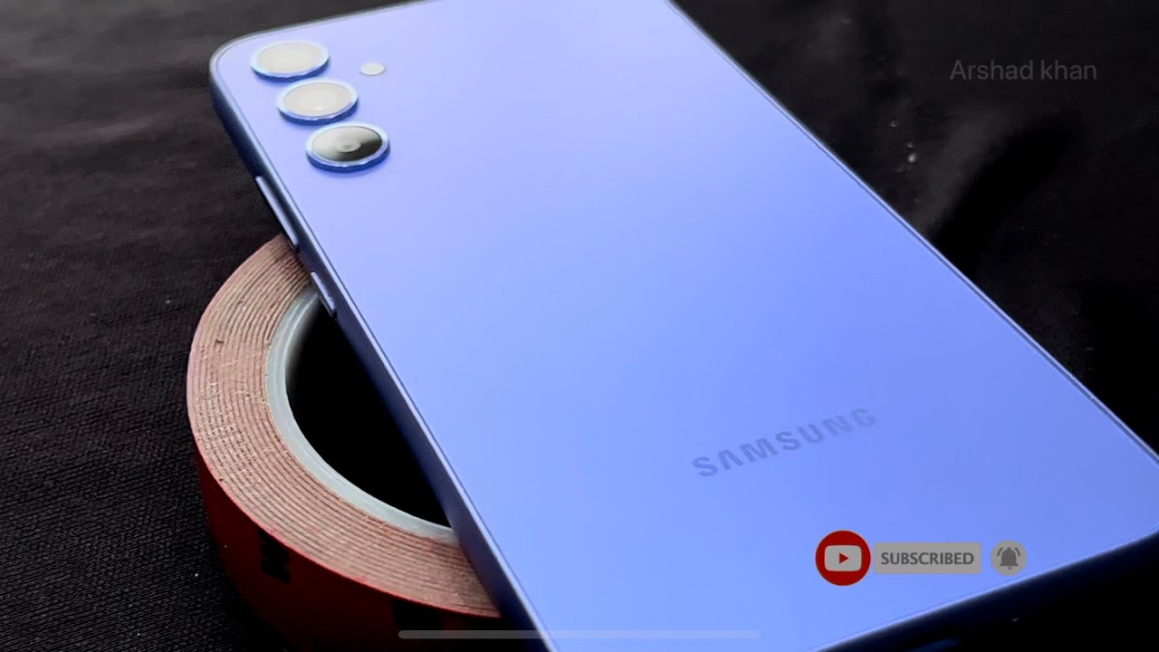 How to apply membrane on Samsung A34 Mobile Phone per-Cut scratch proof ...